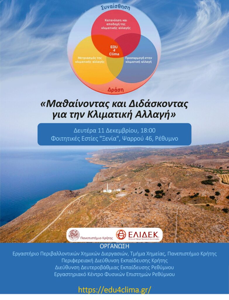 Μαθαίνοντας και Διδάσκοντας για την Κλιματική Αλλαγή | E-paideia